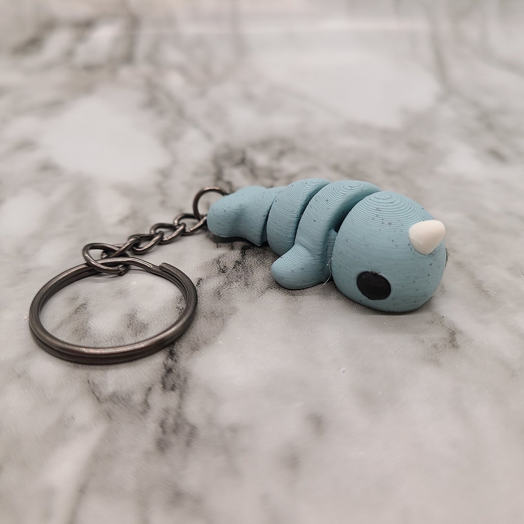 Baby Narwhal Keychain - Etsy