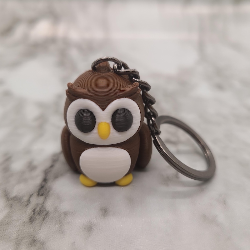 Owl Keychain - Etsy