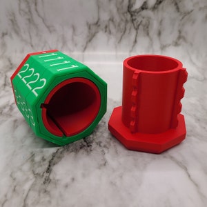 CHRISTMAS EDITION Resettable Cryptex | Puzzle Box | Lock Box - Etsy