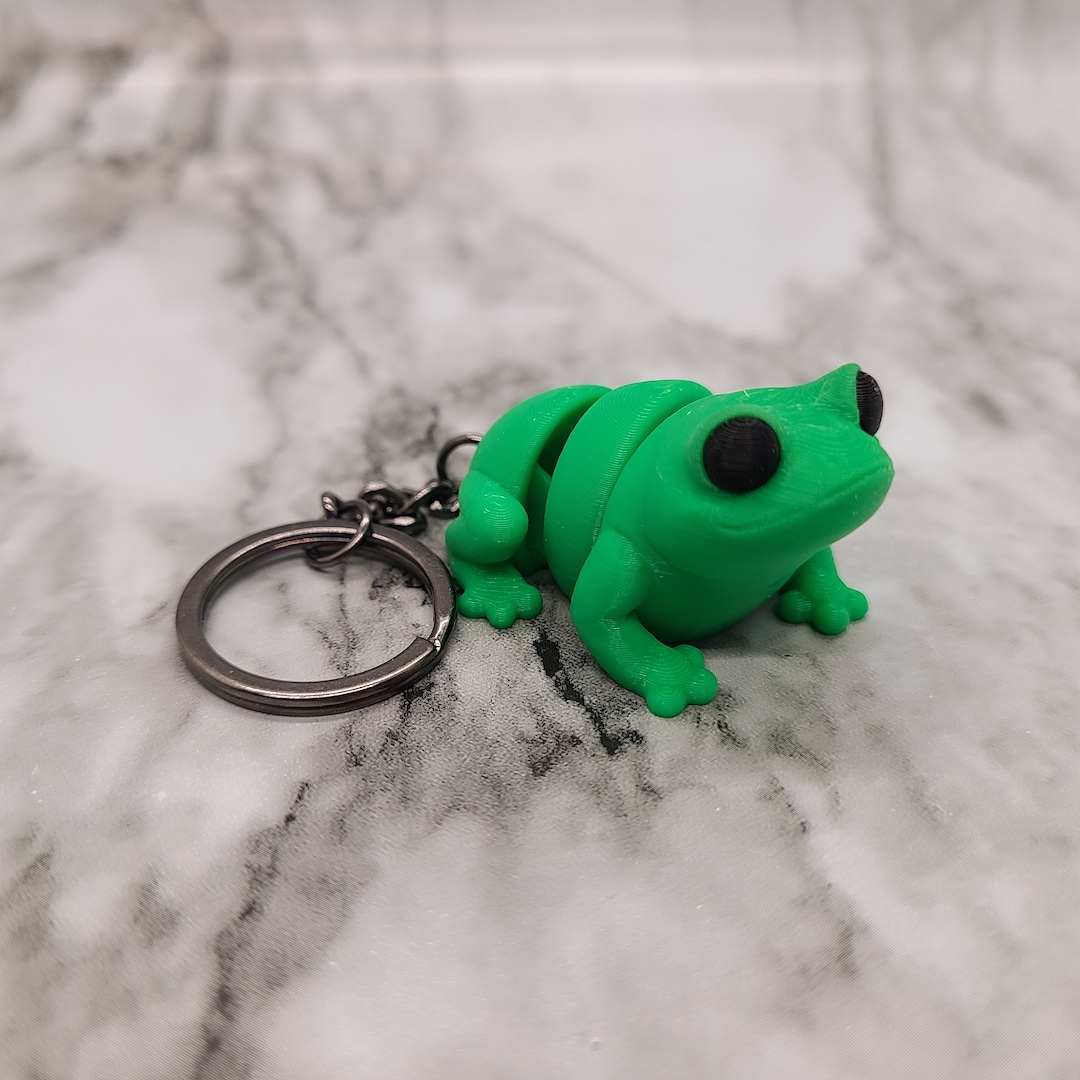 Baby Frog Keychain - Etsy
