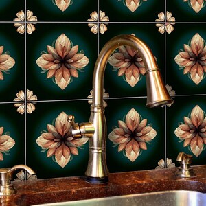 Hand Crafted Kitchen Wall Tile Decals | Floor Tile Stickers | Peel and ...