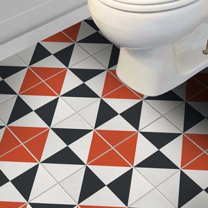 Peel and Stick Copper Strapwork Tile Stickers Kitchen, Bathroom, Wall ...