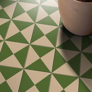 Peel and Stick Olive & Khaki Tile Stickers Kitchen Bathroom Decal, Wall ...