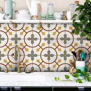 Peel and Stick Bathroom Backsplash Tile Decals Kitchen, Wall, Floor ...