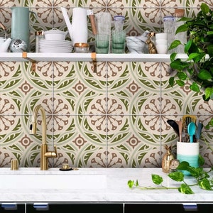Italian Seamless Peel and Stick Tile Stickers | Kitchen Bathroom Wall ...