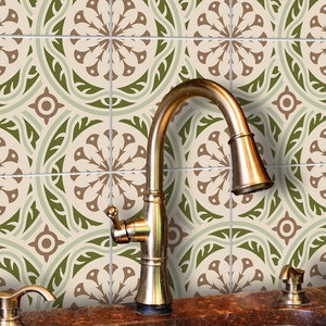 Italian Seamless Peel and Stick Tile Stickers | Kitchen Bathroom Wall ...