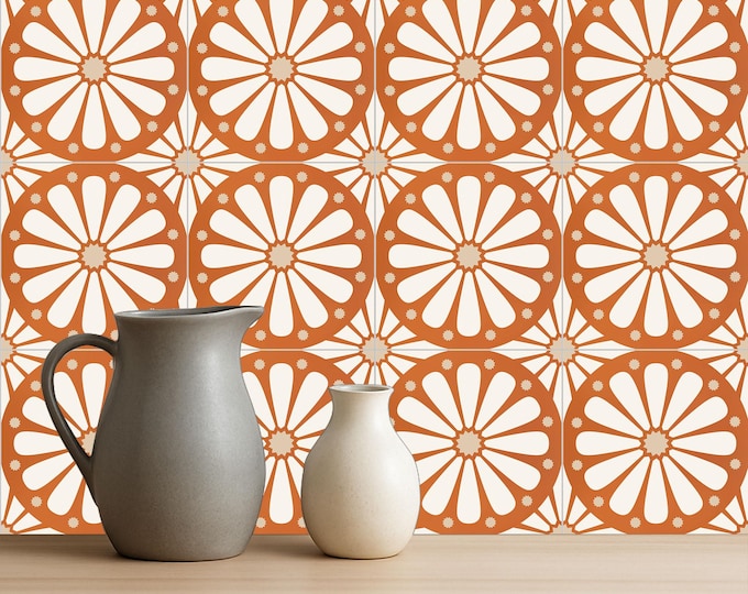 Blush Peel and stick Tile Decal, Kitchen Bathroom Wall Tile Vinyl decal ...