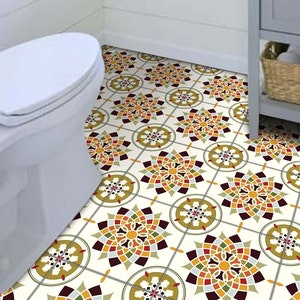 Peel and Stick Floor Tile Stickers: Kitchen & Bathroom Decals - Etsy