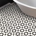 Classic Seamless Black Pattern Tile Vinyl | Peel and Stick Tiles Decal ...