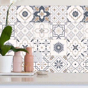 Elegant Arabic Peel and Stick Tile Stickers Waterproof & Removable ...