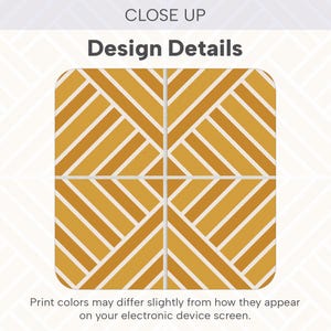 Yellow Seamless Floor Tile Stickers | Peel and Stick Kitchen, Bathroom ...