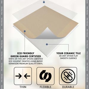 Peel and Stick Beige Texture Tile Stickers | Antiskid Floor Tile Vinyl ...