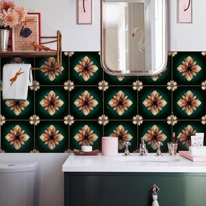 Hand Crafted Kitchen Wall Tile Decals | Floor Tile Stickers | Peel and ...