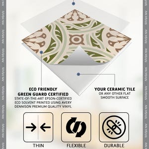 Italian Seamless Peel and Stick Tile Stickers | Kitchen Bathroom Wall ...