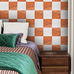 Peel and Stick Checkered Floor Tile Stickers Kitchen, Bathroom ...