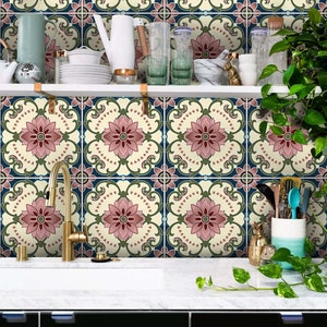 Europa Peel and Stick Tile Sticker, Floor Tile Decals, Removable ...