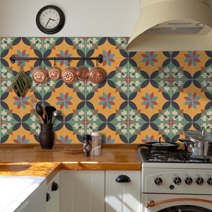 Vintage Old Classic Backsplash Tile Stickers Peel and Stick Kitchen ...