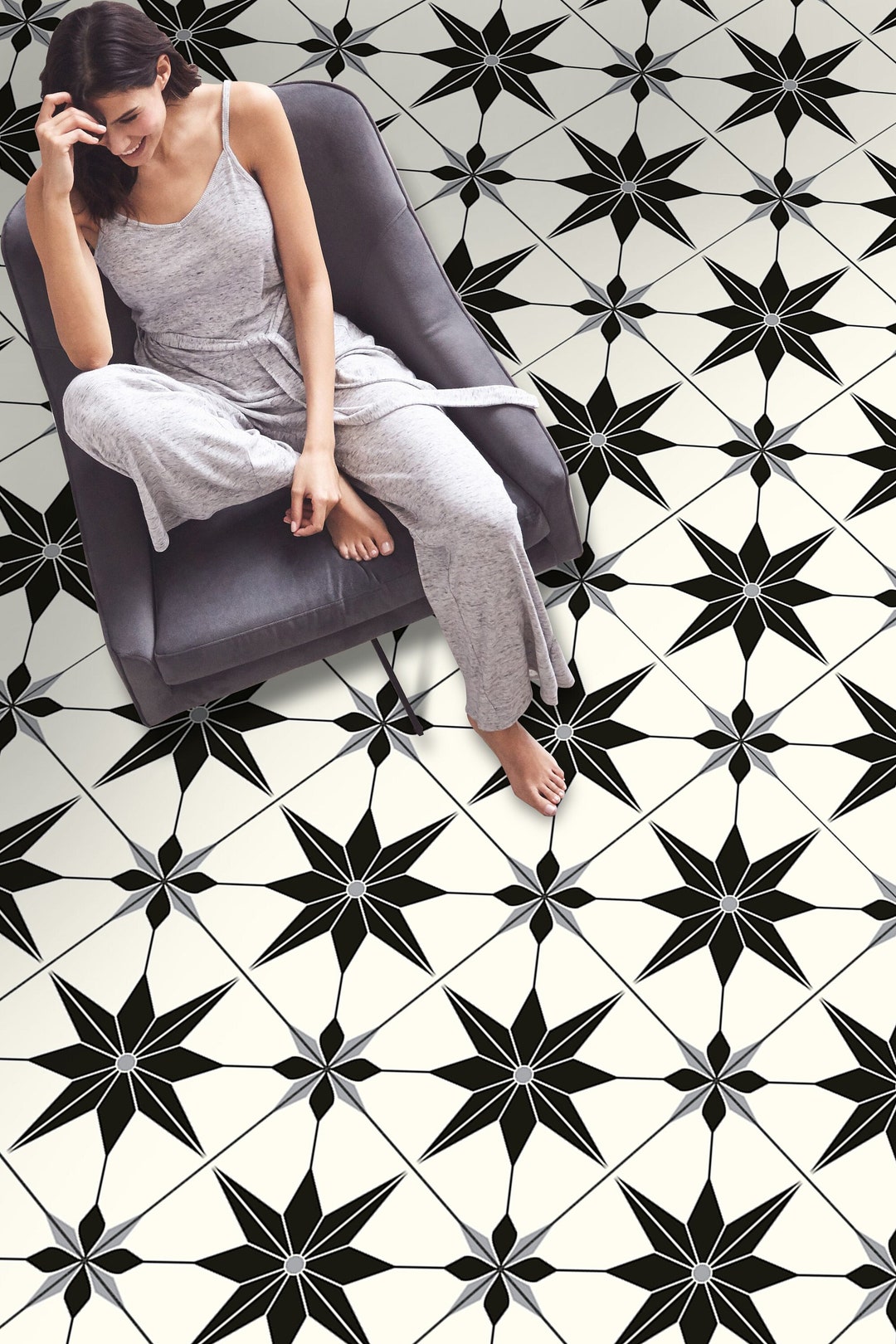 Porcelain Peel and Stick Tile Sticker Kitchen Bathroom Wall - Etsy