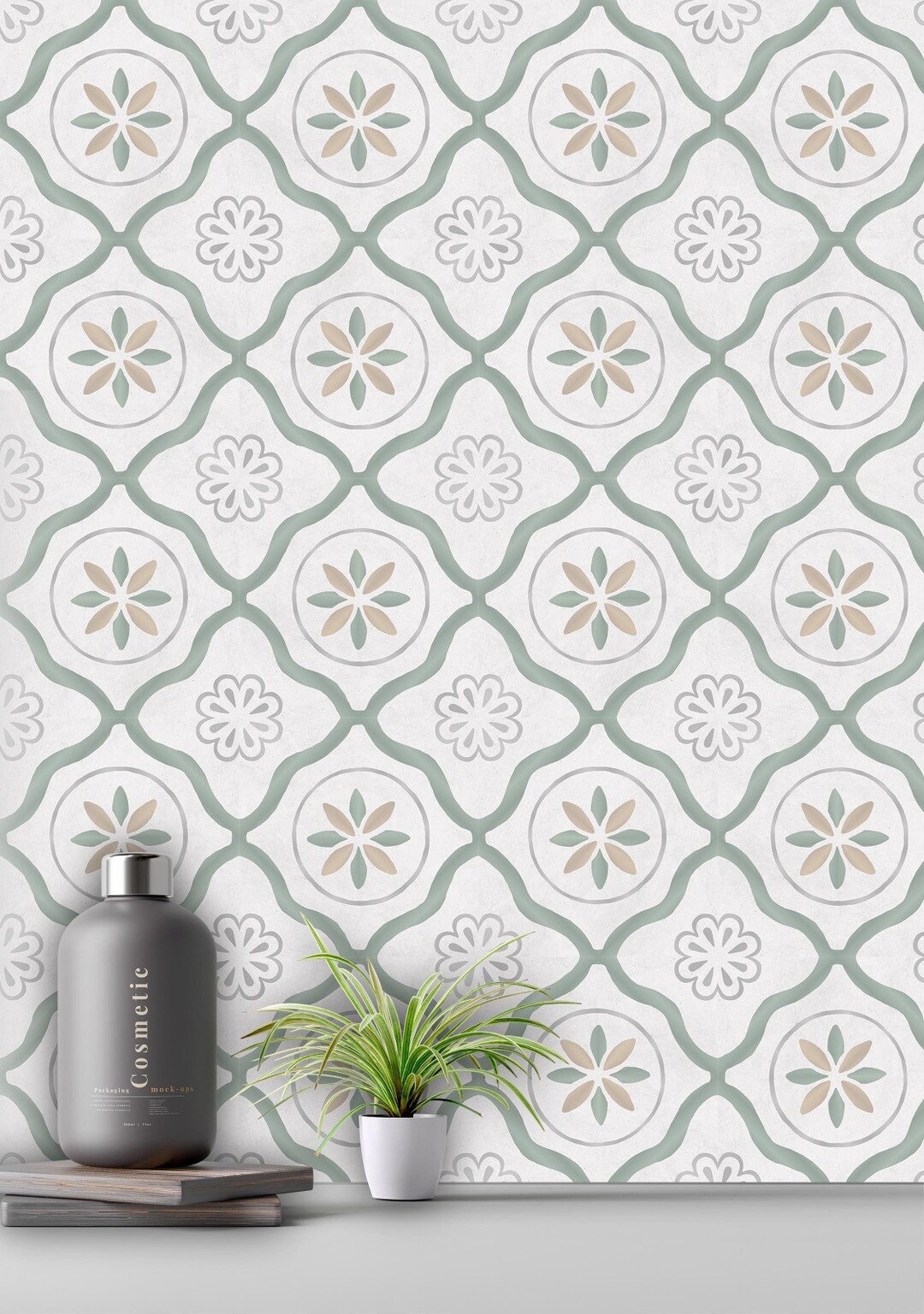 Classic Porcelain Peel and Stick Floor Tile Stickers | Hand Crafted ...