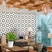 Classic Seamless Black Pattern Tile Vinyl | Peel and Stick Tiles Decal ...