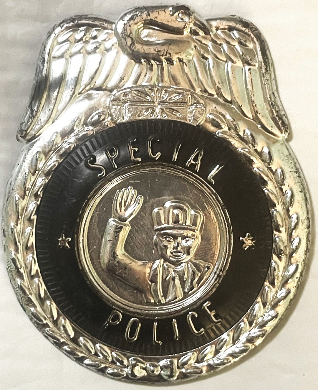 Antique Vintage Large 1950s Tin Special Police Badge, Nostalgic ...