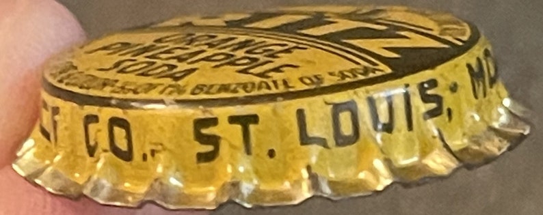 Antique Vintage 1940s Ritz Orange Pineapple Soda Cork Bottle - Etsy