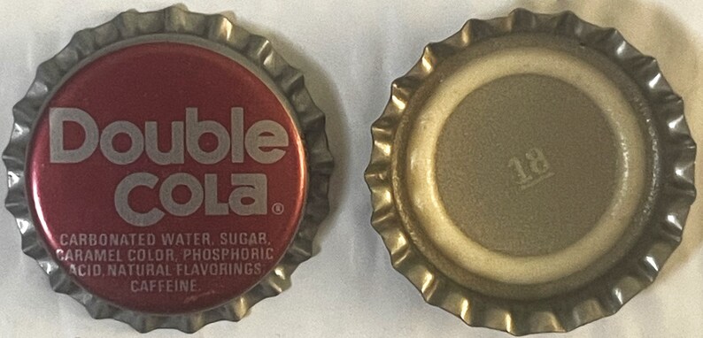 Vintage 1970s NOS Double Cola Bottle Cap — Seven up Bottling Hagerstown ...