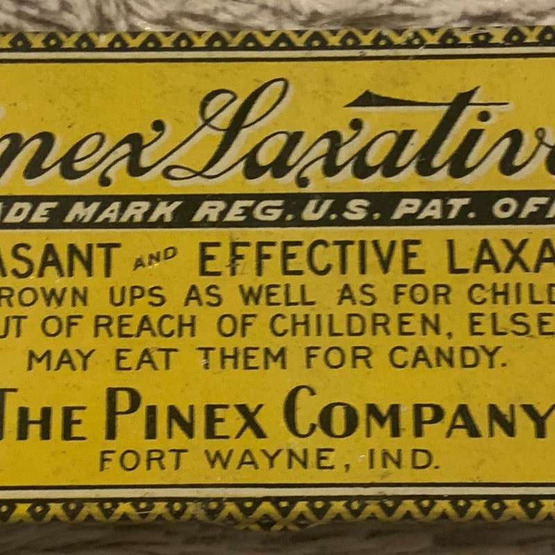 Antique Laxative Tins - Etsy