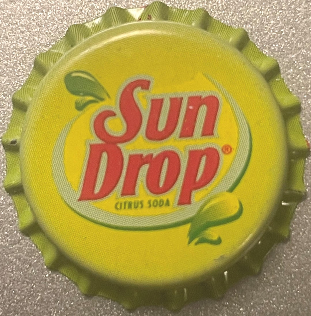 Vintage NOS Sun Drop Yellow Bottle Cap Dale Earnhardt NASCAR Era Soda ...