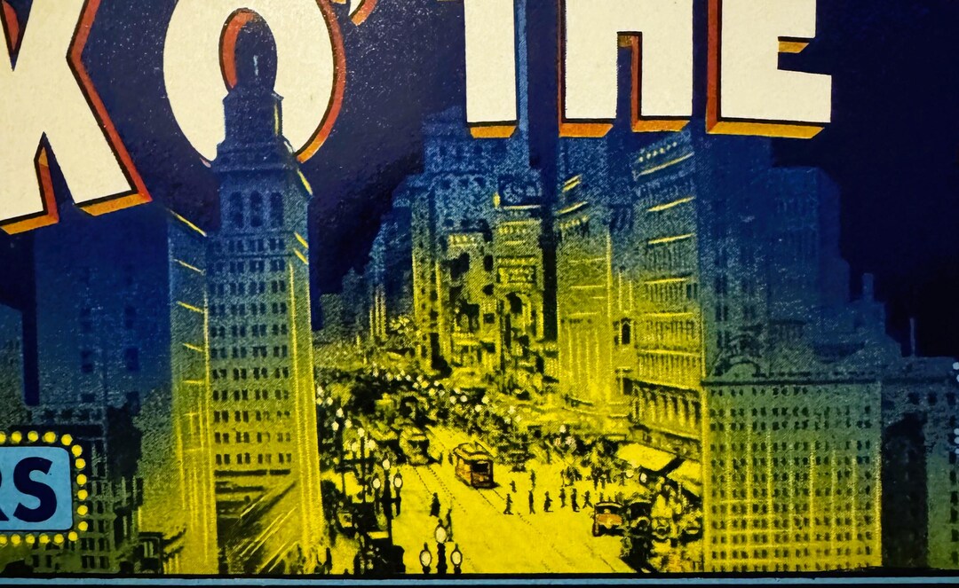 Vintage 1940s Talk O' the Town Crate Label, Ivanhoe, CA, Classic ...