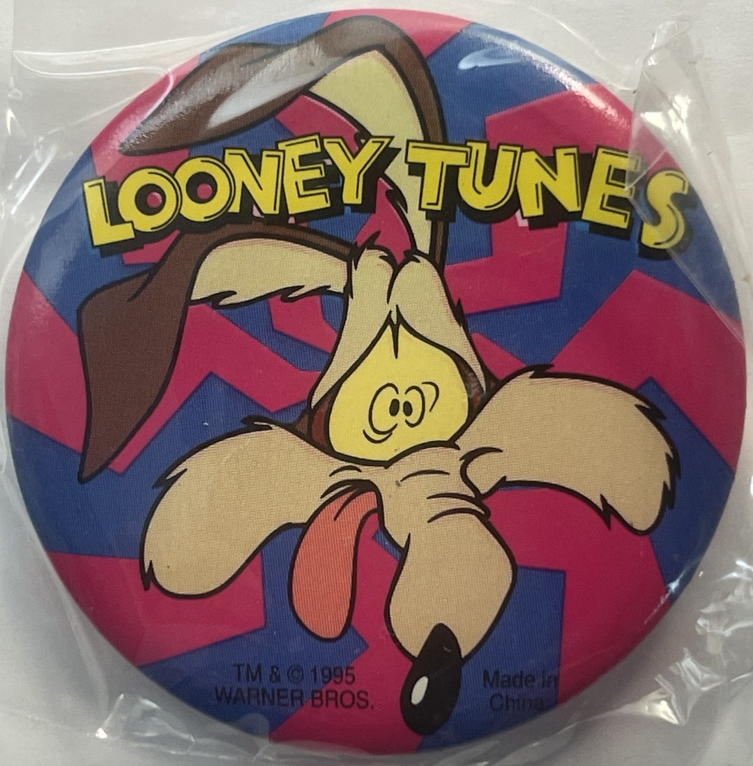 Vintage 1995 Looney Tunes Pin, Wile E. Coyote, Unopened in Package! - Etsy