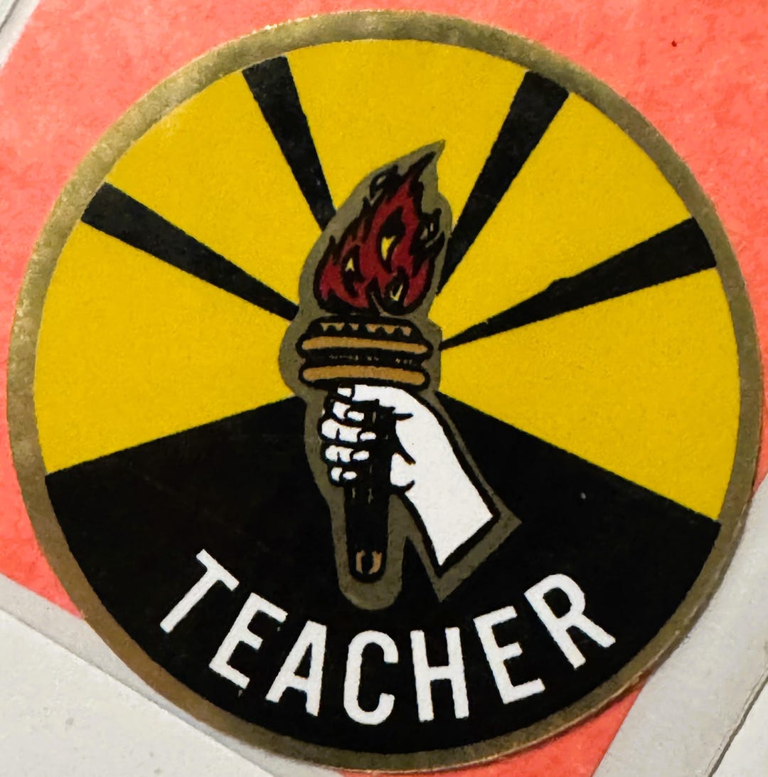 Rare Vintage 1960s Teacher Decal - Sticker, Unopened, Walterboro, SC ...