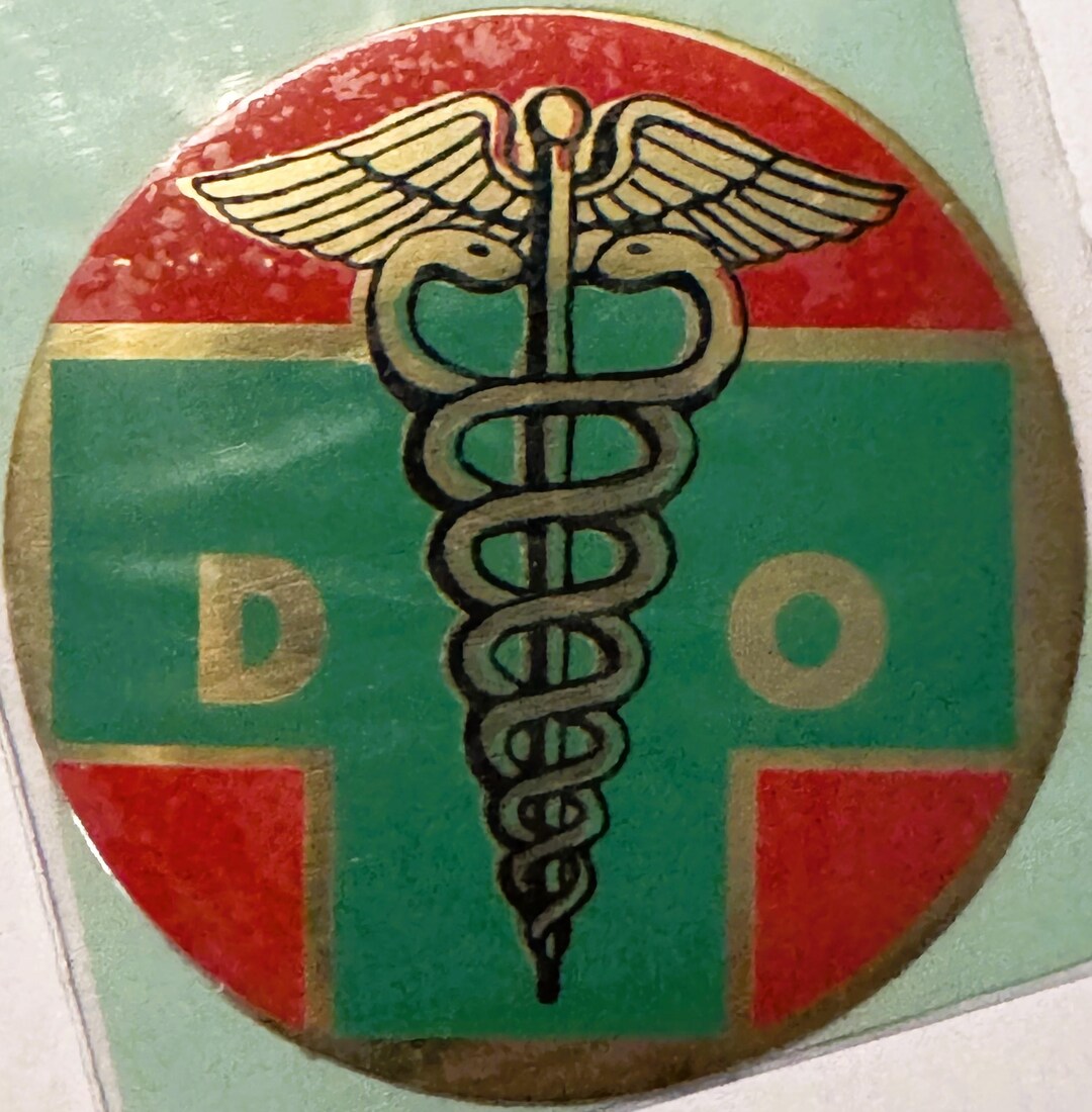 Rare Vintage 1960s Doctor of Osteopathic Medicine Decal - Sticker ...