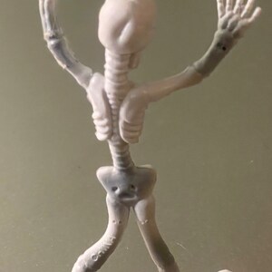 Vintage 1980s I Spy Bendable Poseable Skeleton Toy Figure, Halloween ...