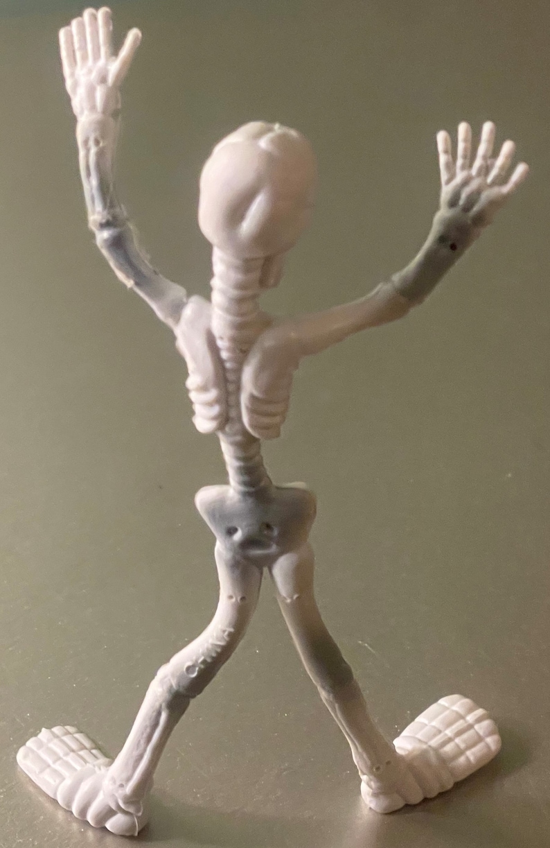 Vintage Bendable Poseable Skeleton Toy Figure 1980s Halloween - Etsy