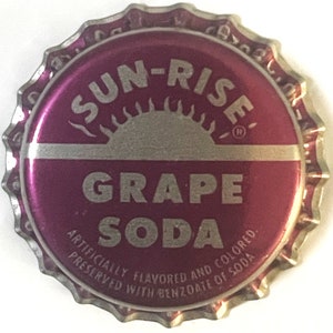 Vintage 1970s Coke Sun-rise Grape Soda Bottle Cap, Coca Cola, Marshall ...