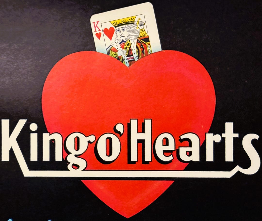 Antique Vintage 1940s King O' Hearts Asparagus Crate Label, Salinas, CA ...
