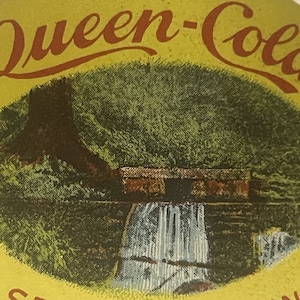 Antique Vintage 1930s Queen Cola Label, Punxsutawney, PA, Unique ...