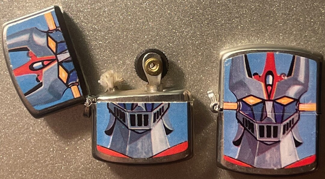 Vintage 1970s Anime Mazinger Z Lighter, First Robot Piloted Internally ...
