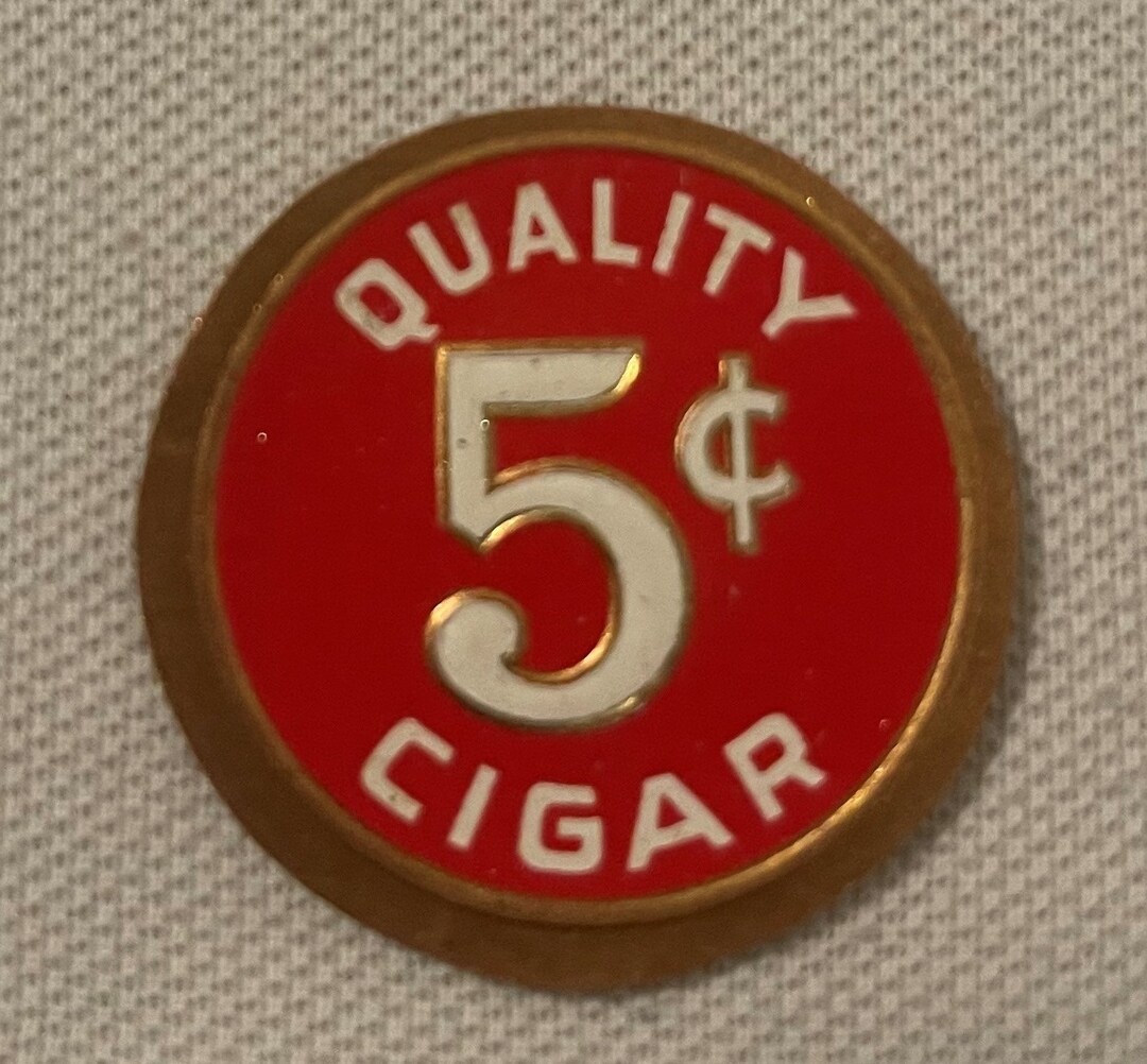 Antique Vintage Quality 5 Cent Embossed Cigar Label 1900s - 1920s - Etsy