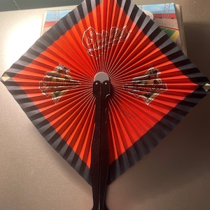 Vintage 1998 MLB Folding Fan Baltimore Orioles, It’s Baseball Season ...