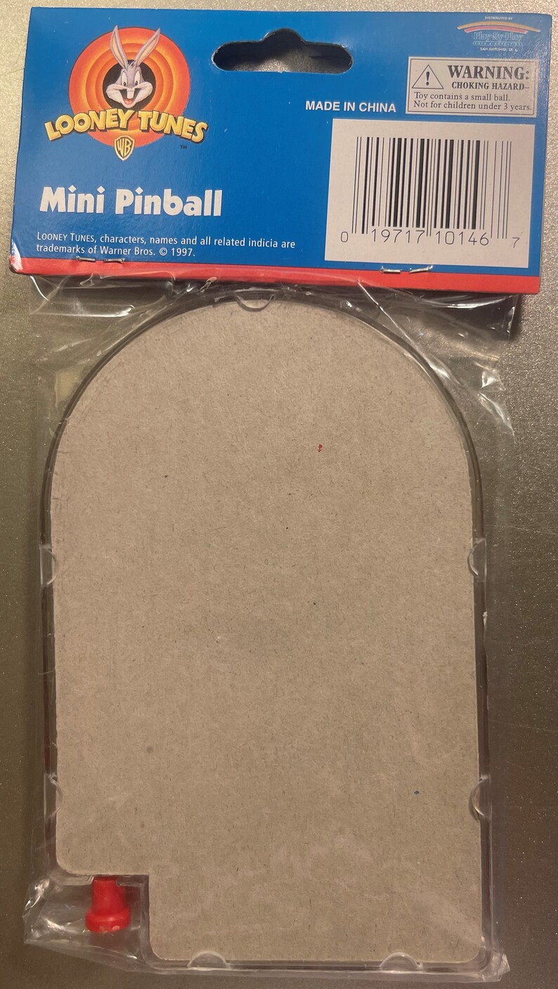 Vintage 1997 Looney Tunes Pinball Game Roadrunner Wile E. - Etsy