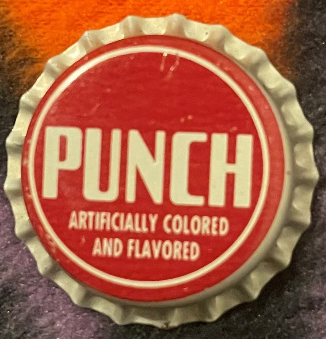 Antique Vintage 1950s PUNCH Cork Bottle Cap, Philadelphia, PA, Unique ...