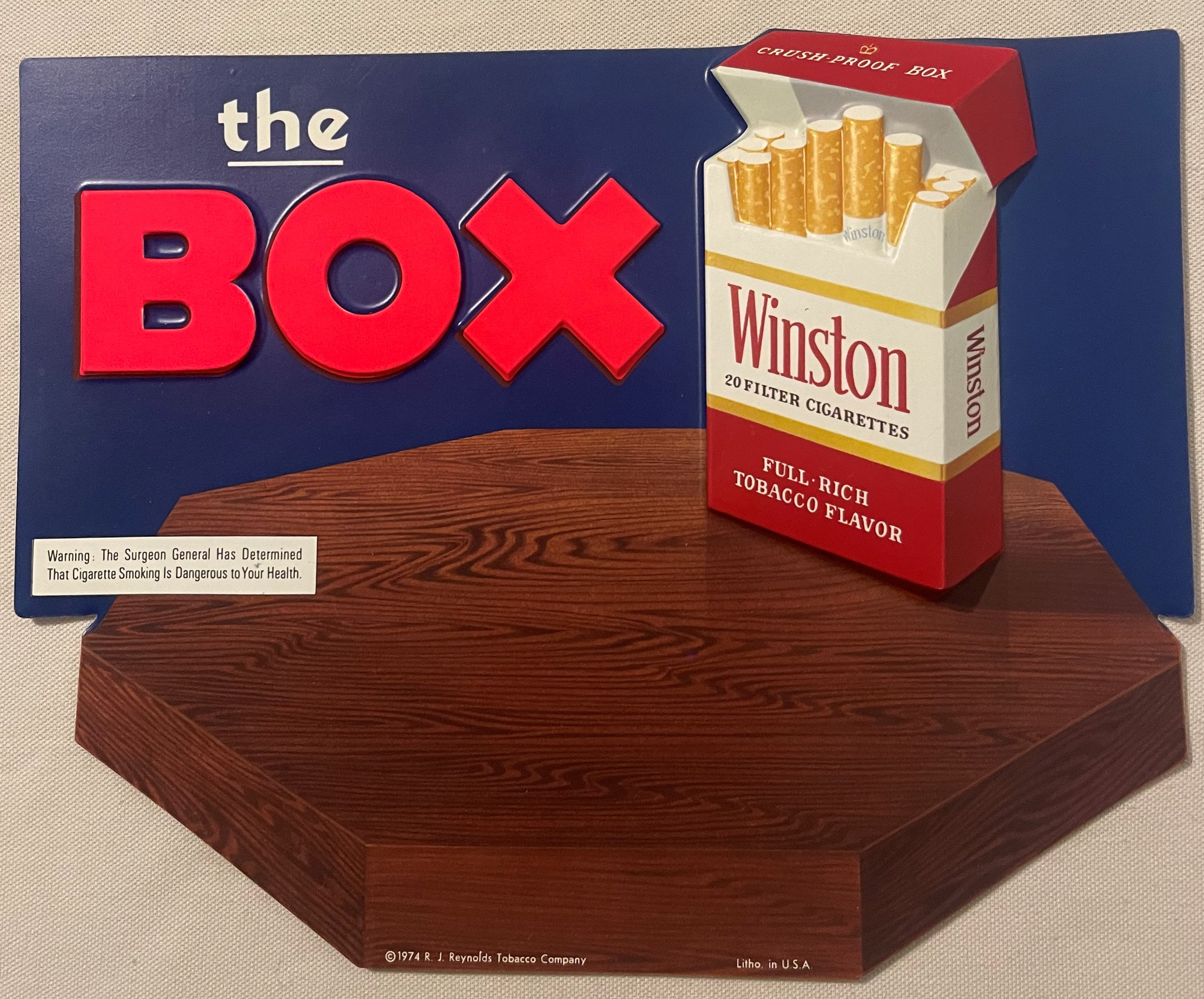 Winston Cigarette Box