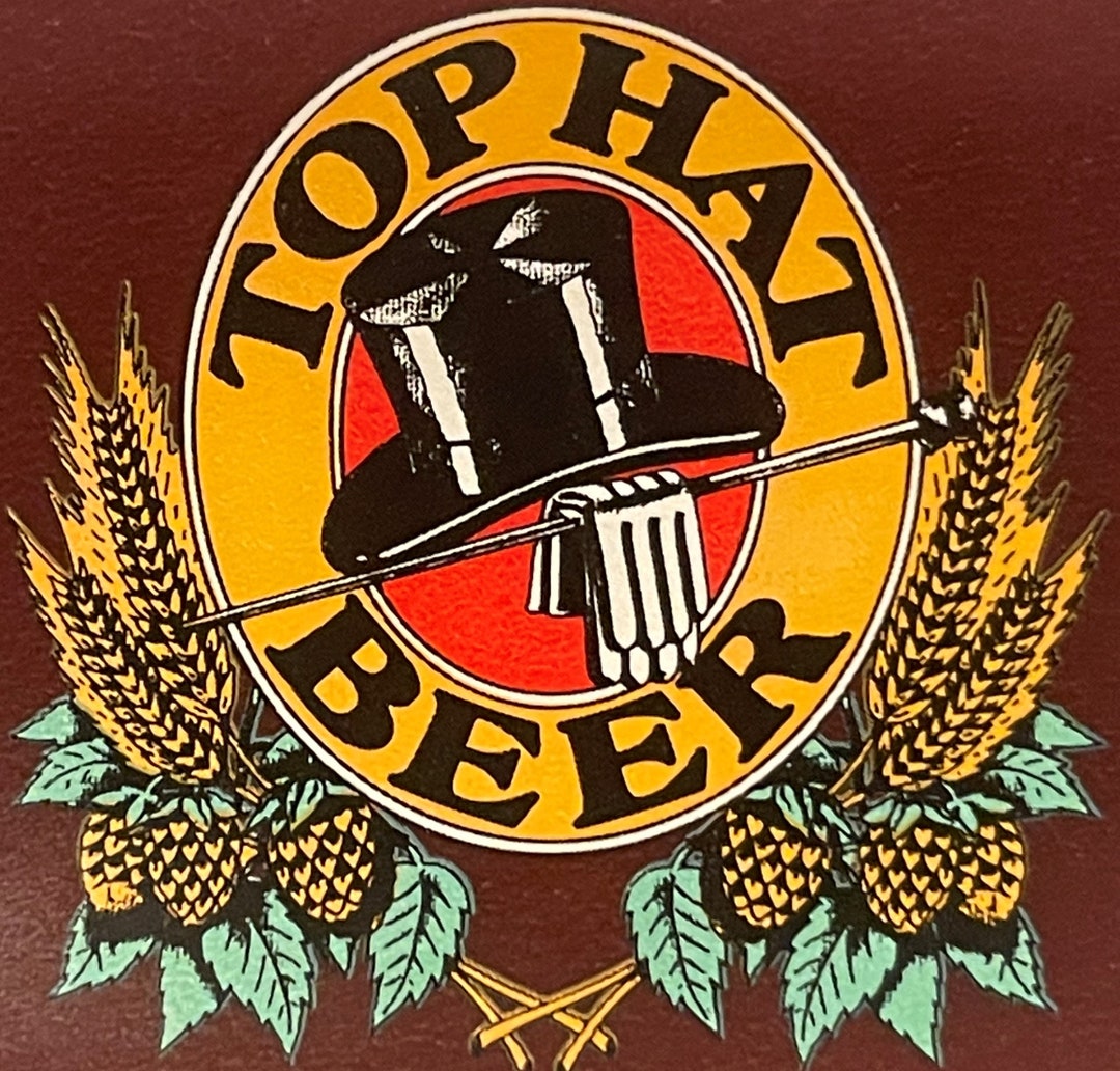 Vintage 1950s - 1960s Top Hat Beer Label, Cincinnati, OH, Queen City ...