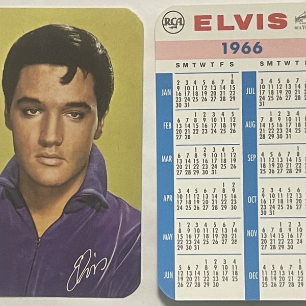1960s 1966 Calendar - Etsy