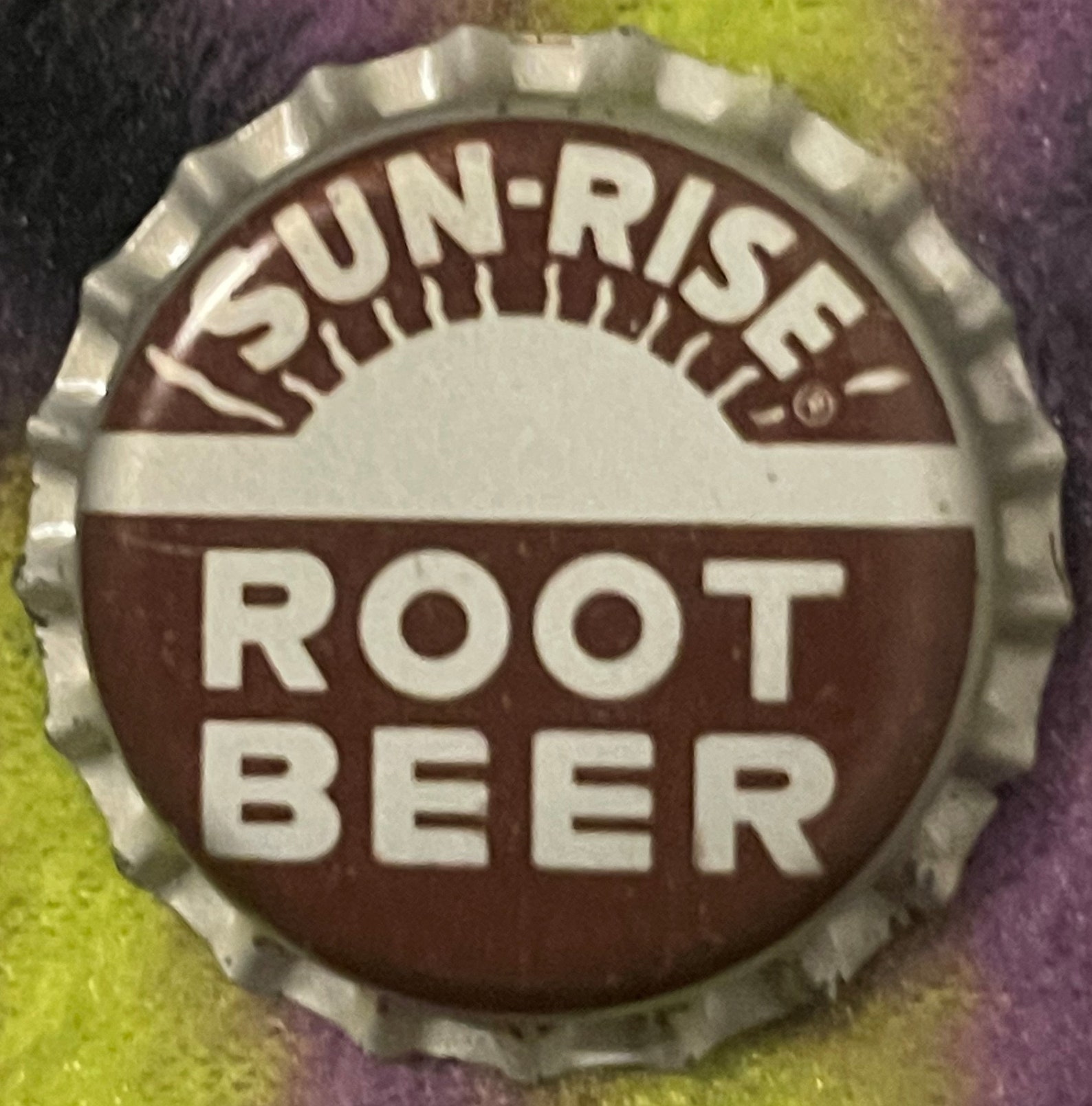 Vintage 1940s Coke Sun-rise Root Beer Cork Bottle Cap, North Tazewell ...