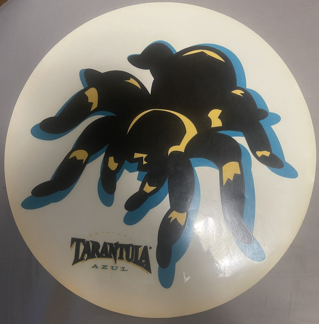 Vintage Large Tarantula Azul Tequila Advertising Display Decal - Etsy