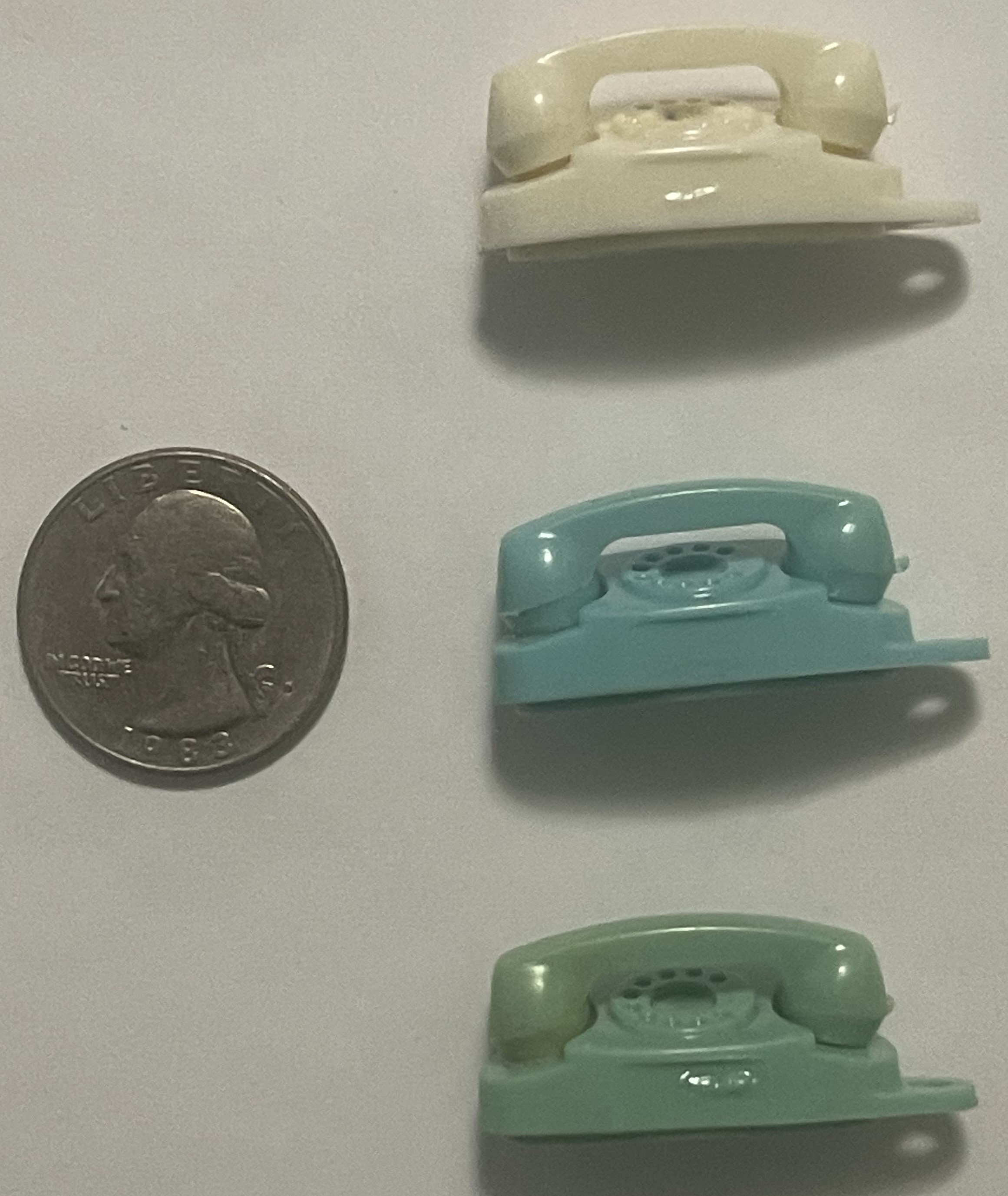 Vintage 1960s Blue Teal Princess Phones Keychain Key Chain - Etsy