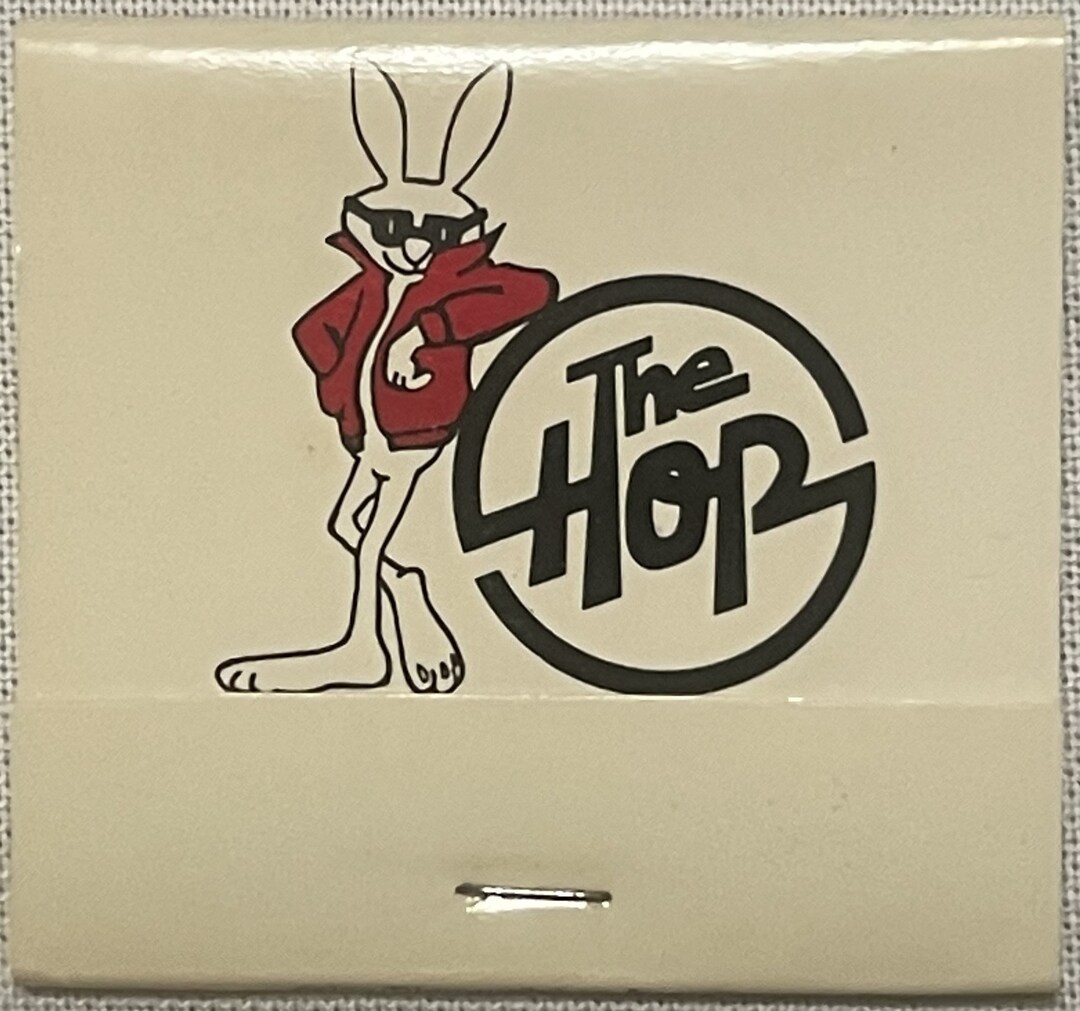 Vintage Los Angeles “the Hop” Nightclub Matchbook — NOS Retro Rabbit ...